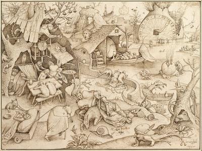 'Acedia (Sloth) From the series Seven Deadly Sins, 1557' Giclee Print ...