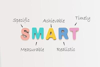 'Acronym of Smart Made of Words over White Office Background ...
