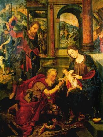 'Adoration of the Magi, anonymous Flemish' Giclee Print | AllPosters.com