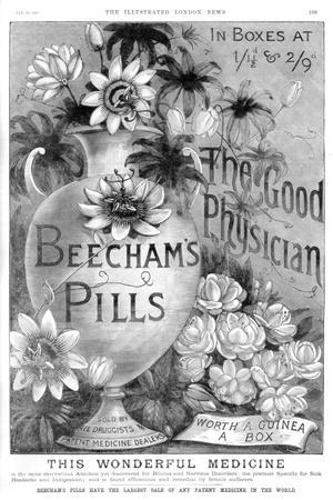 'Advertisement for Beecham's Pills, 1887' Giclee Print | AllPosters.com