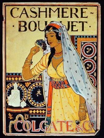'Advertisement for 'Cashmere Bouquet', Colgate and Co' Giclee Print ...