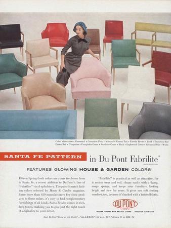 'Advertisement for Dupont Fabrilite, Page from 'The Du Pont Magazine ...
