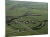 'Aerial View of Avebury, Unesco World Heritage Site, Wiltshire, England ...