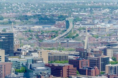 'Aerial View of Central Boston' Photographic Print - marcorubino ...