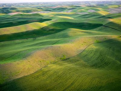 'Aerial view of Palouse Region' Photographic Print - Terry Eggers ...