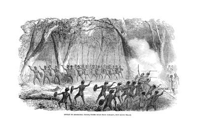 'Affray of Aboriginal, Three Miles from Brisbane, New South Wales, 1854 ...