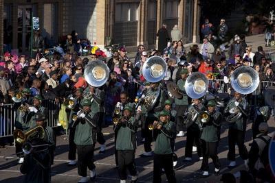 'African American Band in Mardi Gras' Photo | AllPosters.com