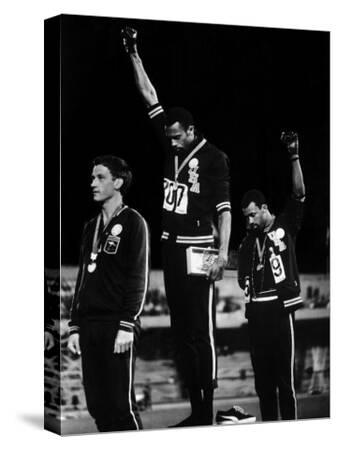 'African American Track Star Tommie Smith, John Carlos After Winning ...