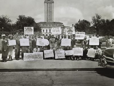 'African Americans Demonstrate Against Segregation at the University of ...
