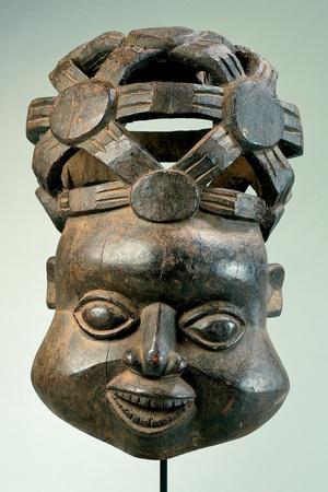 Mask, Western Grasslands Region, Cameroon (Wood) Giclee Print - African ...
