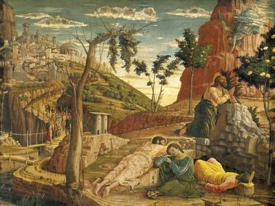 'Agony in Garden by Andrea Mantegna (1431-1506), Tempera on Wood, 71X94 ...