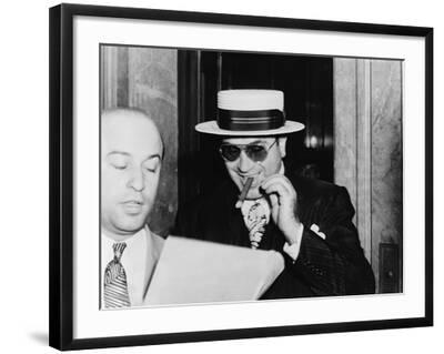 'Al Capone, with a Big Smile, Leaving Federal Building in Miami ...