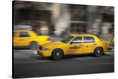 'NYC Taxi' Stretched Canvas Print - Alan Copson | AllPosters.com