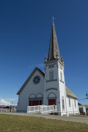 'Alaska, Nome. Downtown Nome, Anvil City Square and Old St. Joseph's ...