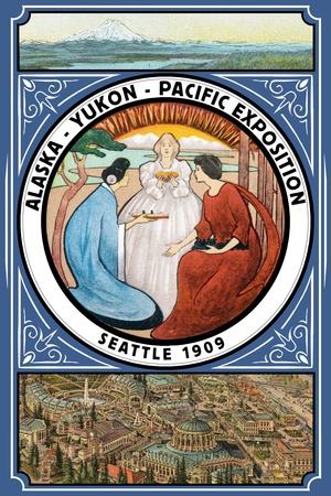 'Alaska-Yukon-Pacific 1909 Exposition - Seattle, WA' Prints - Lantern ...