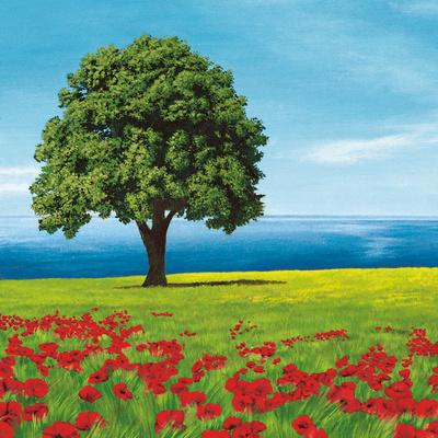 'Albero sul mare II' Poster - Giorgio Arnolfi | AllPosters.com