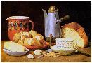 'Albert Anker Still Life Coffee Milk and Potatoes Art Print Poster ...