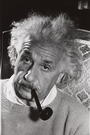 'Albert Einstein at Princeton, 1940' Photographic Print - Lucien Aigner ...