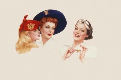 'Varga Girl, October 1941' Prints - Alberto Vargas | AllPosters.com