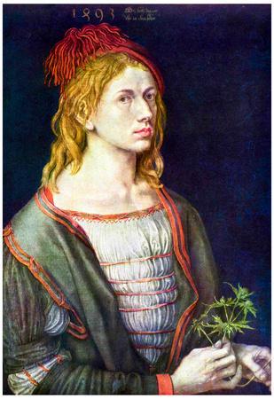 'Albrecht Durer Self Portrait 3 Art Print Poster' Posters | AllPosters.com