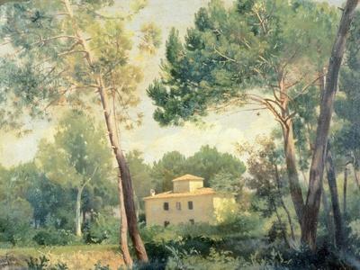 Landscape with Farmhouse Giclee Print - Alessandro Franchi | AllPosters.com
