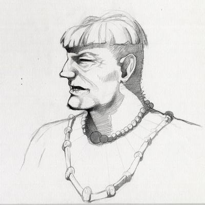 'Portrait of a Pirate (Privateer) or Bust of a Sailor. Drawing by ...