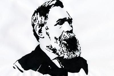Portrait of Friedrich Engels (1820-1895), German Socialist Theorist and ...