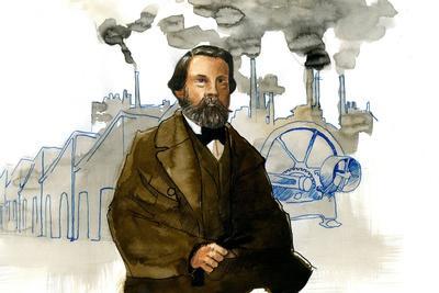 Portrait of Friedrich Engels (1820-1895), German Socialist Theorist and ...