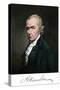 Alexander Hamilton (1757-1804), with Autograph. Hand-Colored Engraving ...