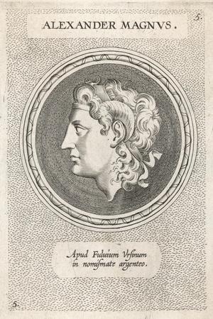 'Alexander the Great King of Macedon Wearing the Horns Signifying His ...
