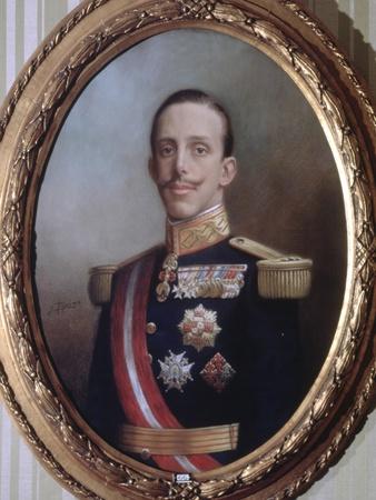 Alfonso XIII, King of Spain. (1886-1941), oil painting of 1911 Giclee ...