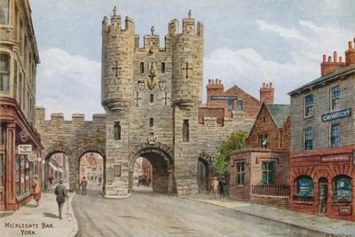 'Micklegate Bar, York' Giclee Print - Alfred Robert Quinton ...