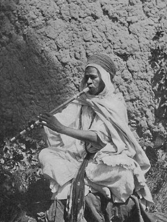 'Algerian native flute player, 1912' Photographic Print - Unknown ...
