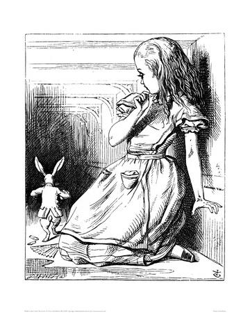 'Alice Grown Tall' Giclee Print - John Tenniel | AllPosters.com