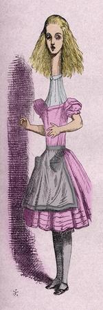 'Alice in wonderland ( growing and growing) by Lewis Carroll' Giclee ...
