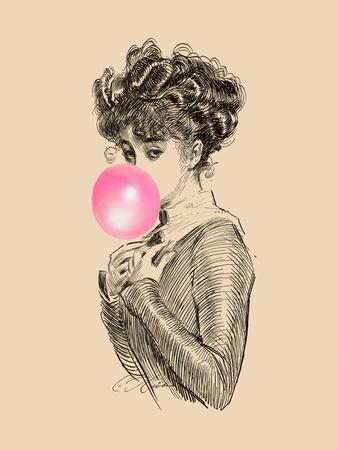 'Victorian Ladies Misbehaving II' Posters - Alicia Longley | AllPosters.com