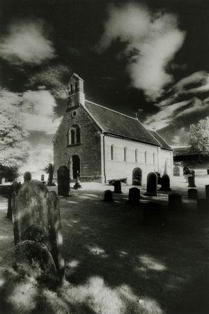 'All Saints Church, Renwick, Cumbria, England (B/W Photo)' Giclee Print ...