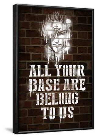 'All Your Base Graffiti' Photo | AllPosters.com