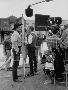 'Actor Clint Walker Standing with His Stand-In Clyde Howdy on the Set ...