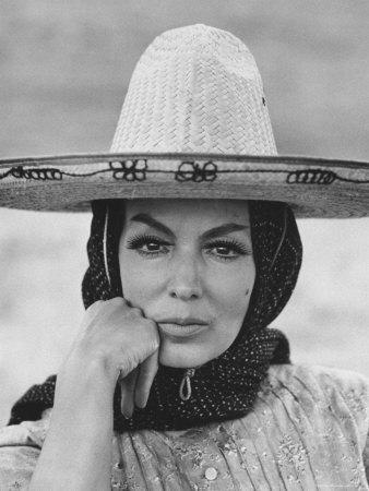 'Mexican Actress Maria Felix on Set New Picture "Juana Gallo"' Premium ...
