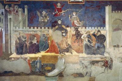 'Allegory of Bad Government' Giclee Print - Ambrogio Lorenzetti ...