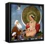 Allegory of Emperor Jahangir (1605 - 1627), son of Akbar, the third ...