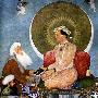 Allegory of Emperor Jahangir (1605 - 1627), son of Akbar, the third ...