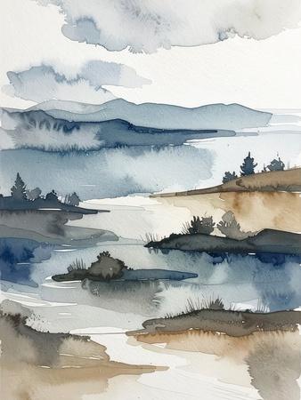 'The Flow Of Water 1' Print - Alonza Saunders | AllPosters.com