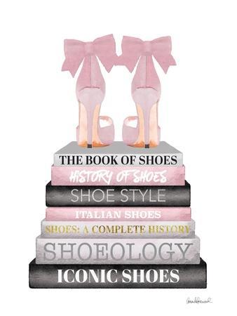 'Pink Bookstack Shoe' Poster - Amanda Greenwood | AllPosters.com
