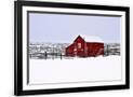 Red Barn in Winter Photographic Print - Amanda Lee Smith | AllPosters.com