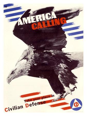 'America Calling' Giclee Print - Herbert Matter | AllPosters.com
