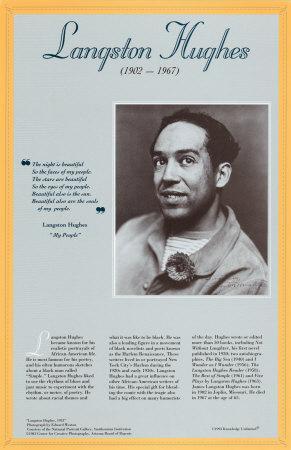 'American Authors of the 20th Century - Langston Hughes' Prints ...
