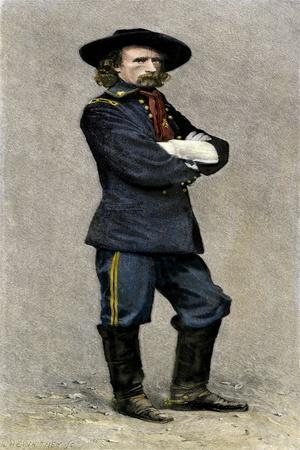 American Civil War (1861-1865), Usa: Portrait of George Armstrong ...