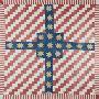 'American Civil War Coverlet, Pieced and Quilted Calico, 1860' Giclee ...